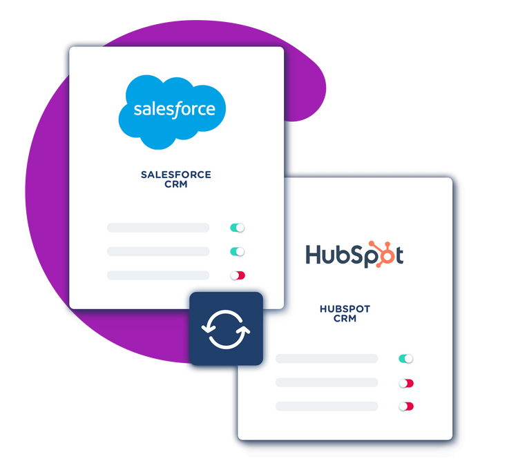CRM Integration Salesforce Hubspot Microsoft Dynamics Calizy - Features ...